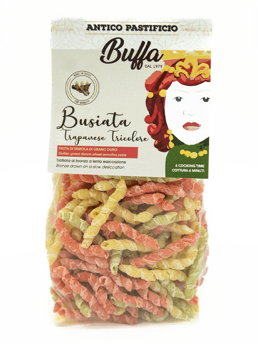 TRICOLOR SICILIAN BUSIATA ANCIENT BUFFA PASTA FACTORY – Market Scopello